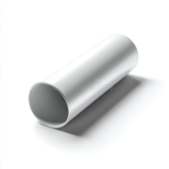 Metallic Cylinder Render stock illustration. Illustration of material ...