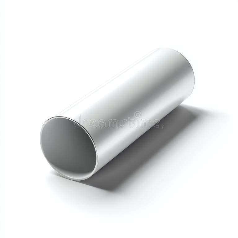 Metallic Cylinder Render stock illustration. Illustration of material ...
