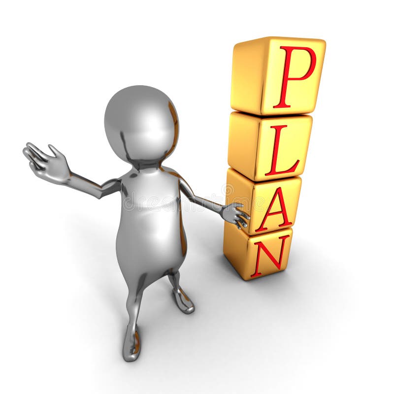 Man Plan Word Presentation Stock Illustrations – 504 Man Plan Word ...