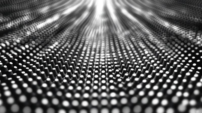 Metallic Dots in Depth with a Three-dimensional Effect, Creating a ...