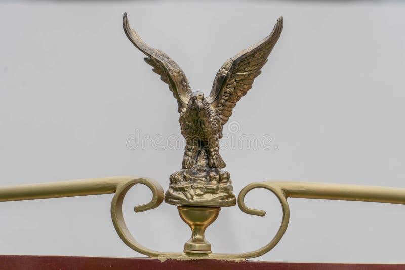 Eagle in a car stock photo. Image of eagle, iron, gold - 151646912