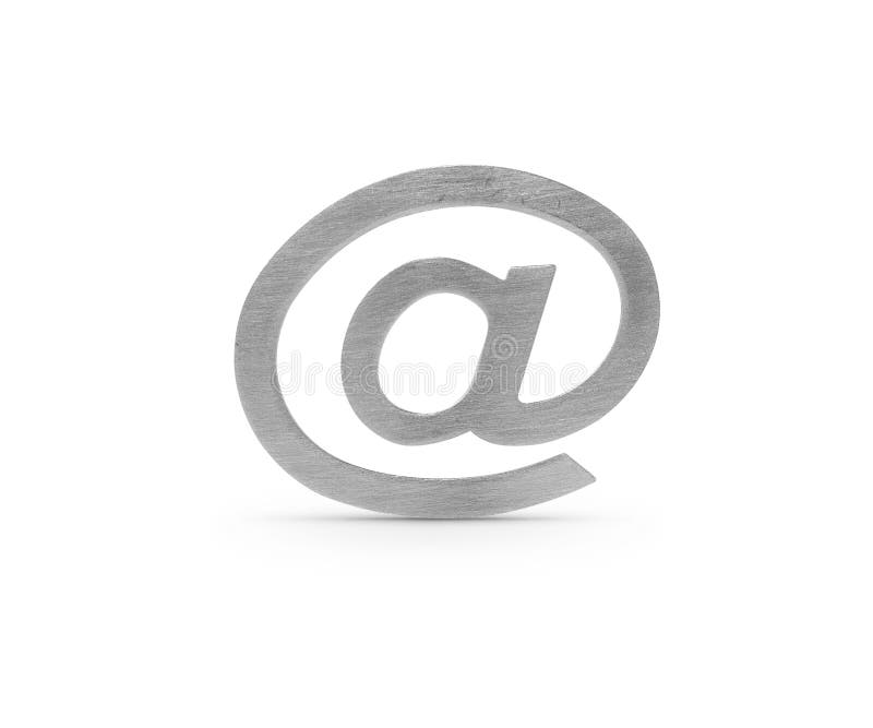 At Symbol, Email address stock illustration. Illustration of grey ...