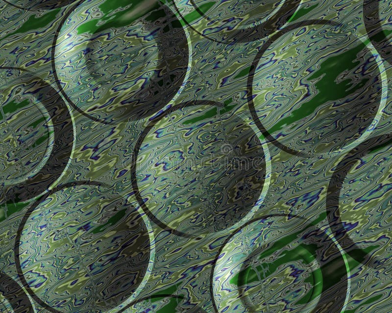 Metallic Embossed Circle Texture Green Stock Illustration ...