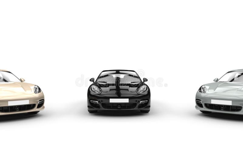 Metallic Fast Cars stock illustration. Illustration of shadow - 32429492