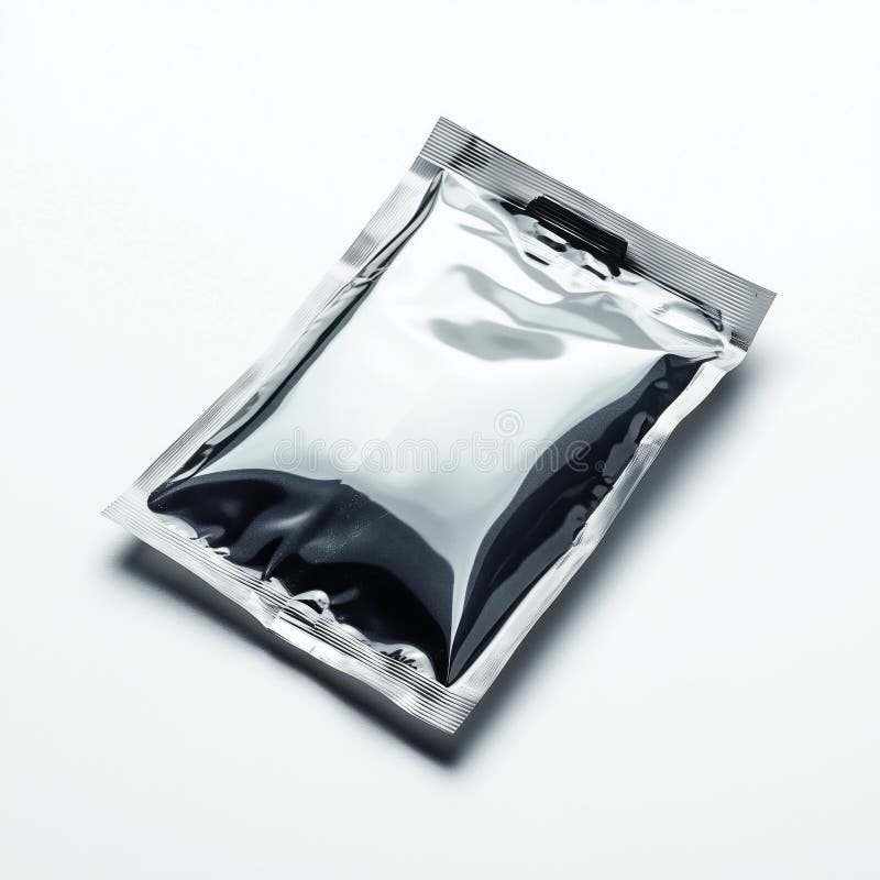Metallic Foil Packaging Pouch Food Storage Preservation Stock Photos ...