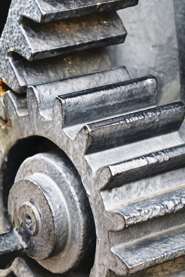 Metallic Gear stock photo. Image of technology, clipped - 3436114