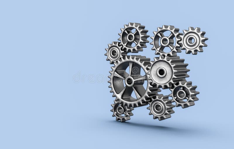 Space Gears stock illustration. Illustration of reverse - 263695