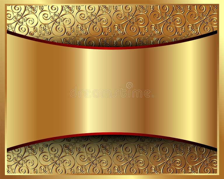 Metallic Gold Pattern Stock Illustrations – 95,260 Metallic Gold ...