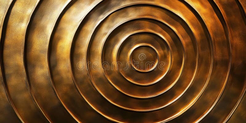 Metallic Gold Concentric Circular Pattern for Luxurious Design ...