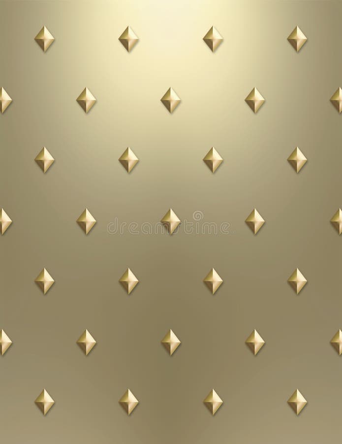 Metallic Gold Diamond Background Stock Illustration - Illustration of ...