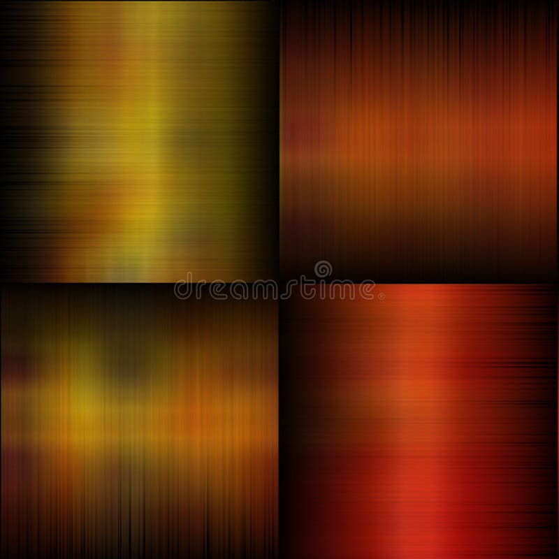 Metallic Gold and Red Background Abstract Stock Illustration ...