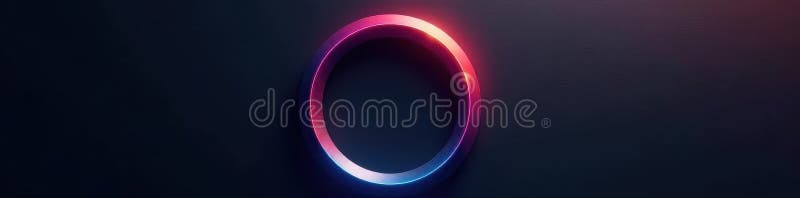 Metallic Gradient Circle, Shadow on Dark Matte Background, Dark, Shine ...