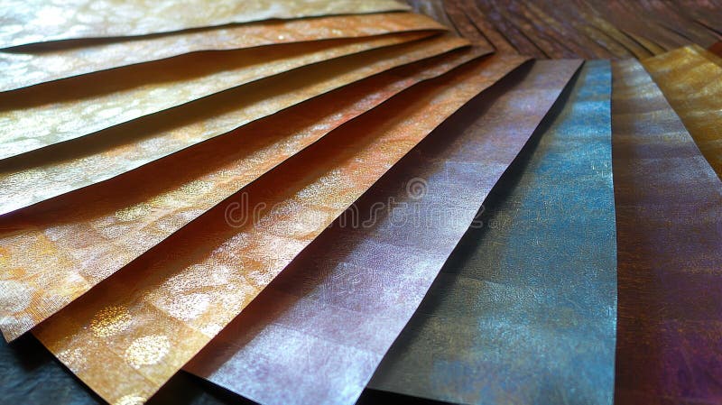 Metallic Gradient Fan: a Spectrum of Shimmers and Textures in an ...