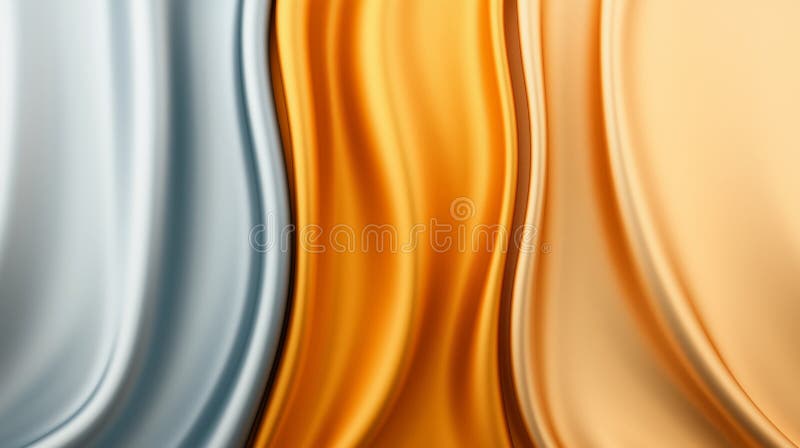 Metallic Gradient Texture Transitioning from Silver To Gold with Smooth ...