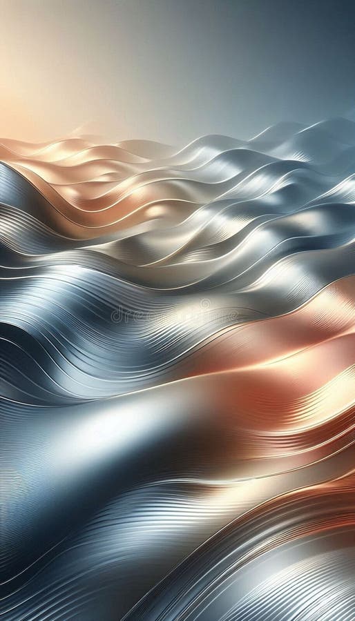 A Metallic Gradient Using Shades of Silver, Platinum, or Rose Gold ...