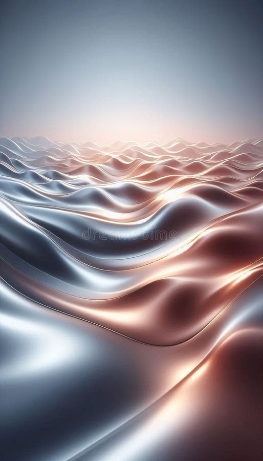 A Metallic Gradient Using Shades of Silver, Platinum, or Rose Gold ...