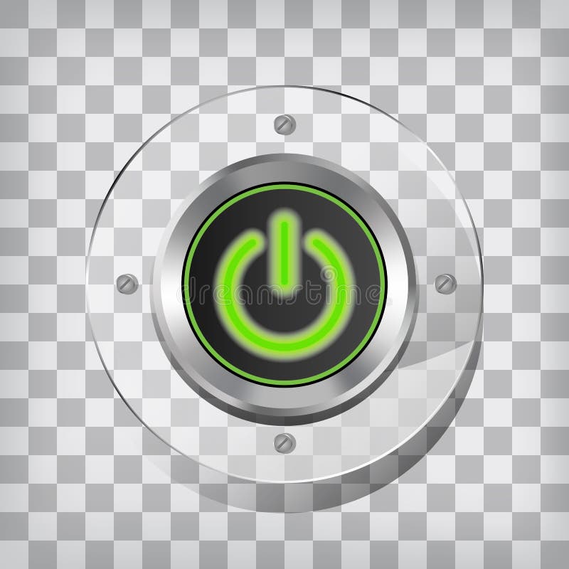 Green Power Button Stock Illustrations – 21,082 Green Power Button ...
