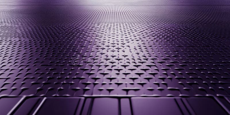 A Metallic Grid Pattern in Deep Purple, Silver, and Black, with ...