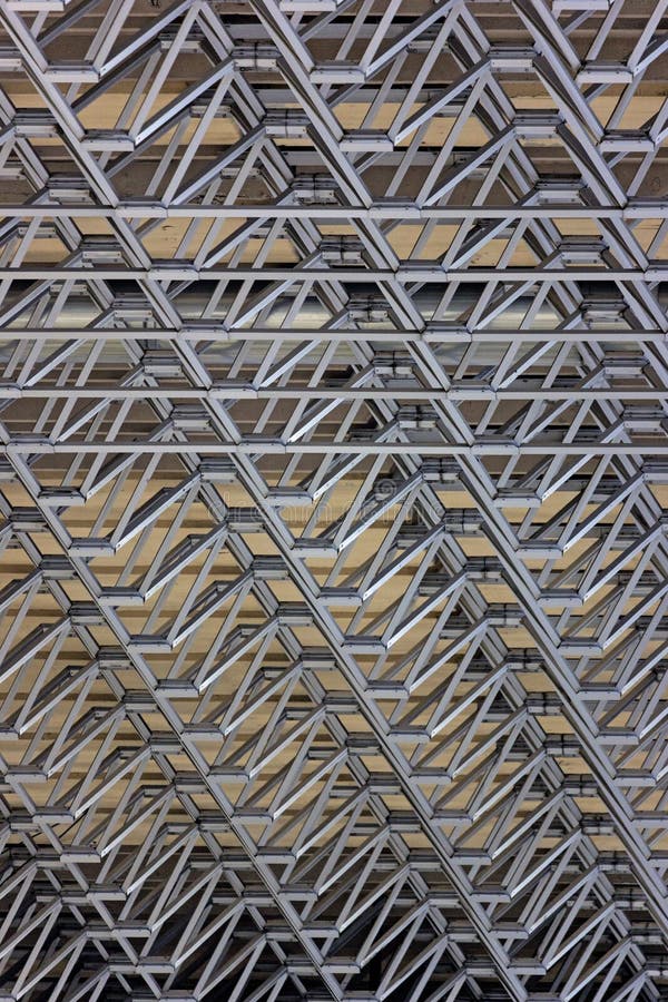 Metallic grid. stock photo. Image of industrial, backdropn - 174227208