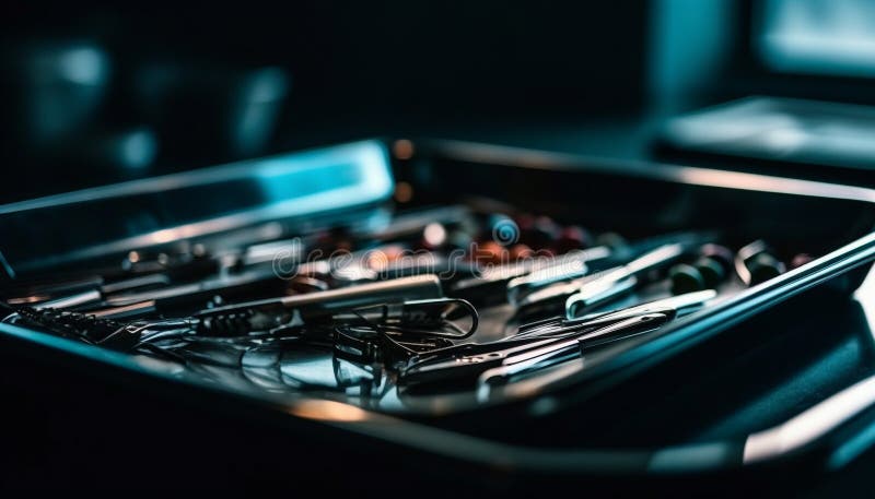 Metallic Hand Tool Collection in Laboratory for Engineering Preparation ...