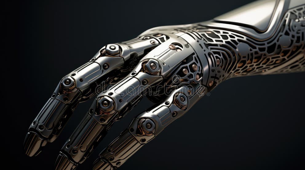 Metallic hi tech texture stock illustration. Illustration of automation ...