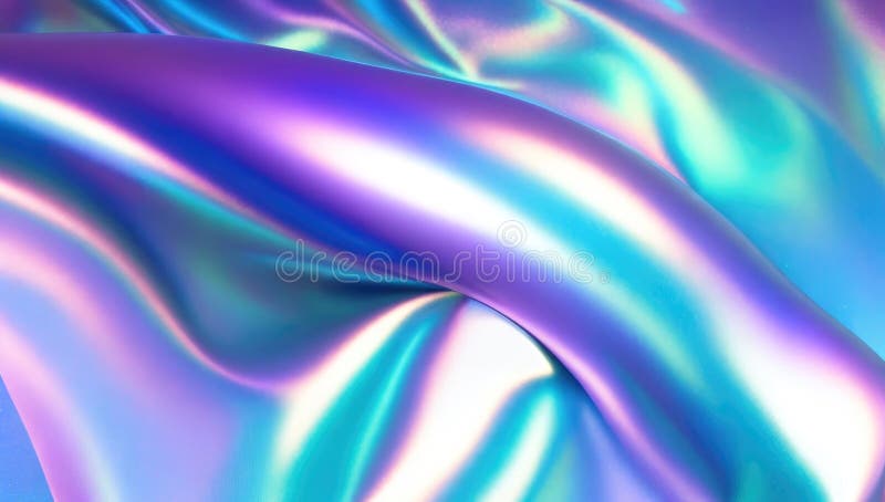 Metallic Holographic Iridescent Gradient Foil Wallpaper Design Stock ...