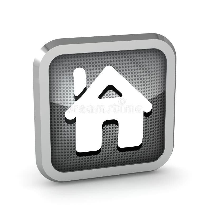 Home button icon stock vector. Illustration of background - 28781176