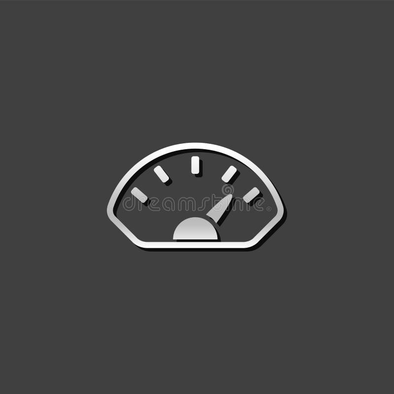 Car Odometer Speedometer Icon Isolated on White Background. Automobile ...
