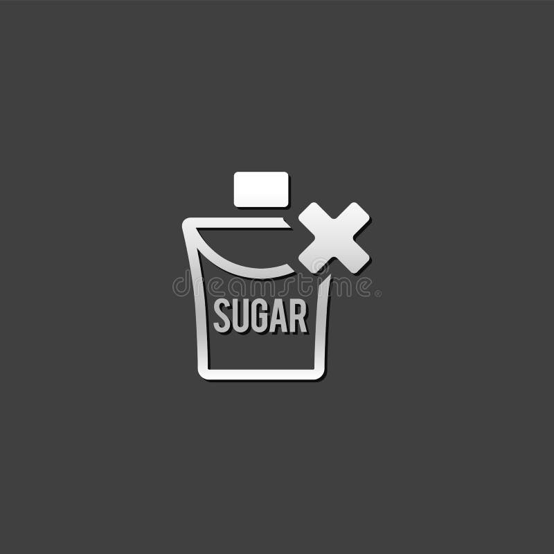 Metallic Icon - Sugar Packaging Stock Vector - Illustration of design ...