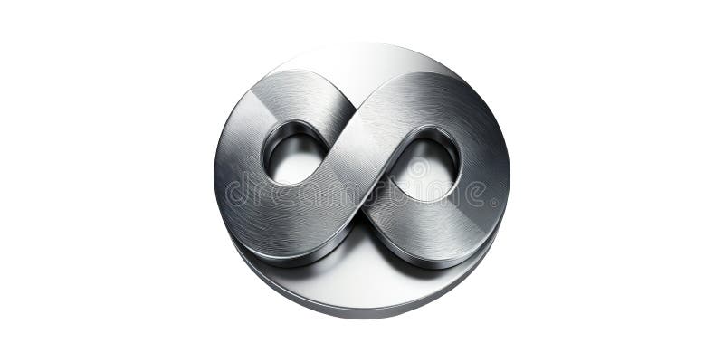 Metallic Infinity Symbol. Concept of Eternity and Limitlessness in ...