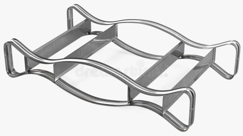 Metallic Interlocking Curved Frame for Structural Support Stock Image ...