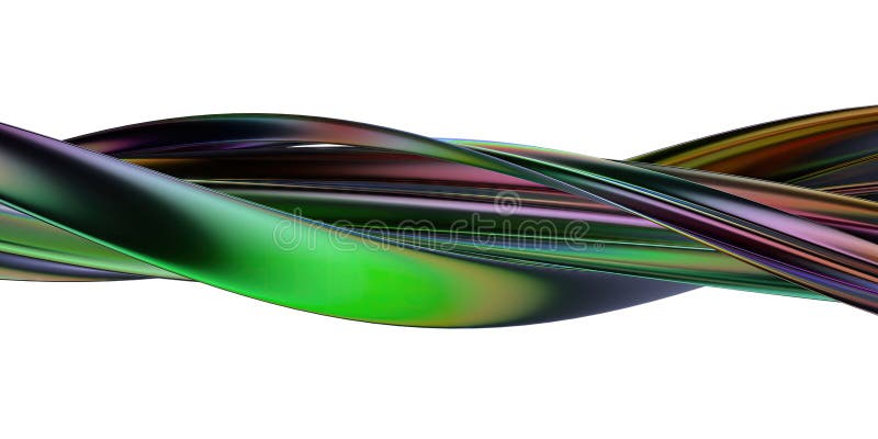 Metallic Iridescent Isolated Cloth-like Soft Metal Abstract Dramatic ...