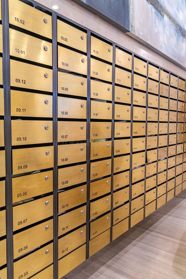 Letter in Mailbox, Mailroom Stock Image - Image of safe, room: 78722605