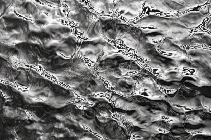 Metallic Liquid Abstract Surface with Ripple Effect. AI Generated Stock ...