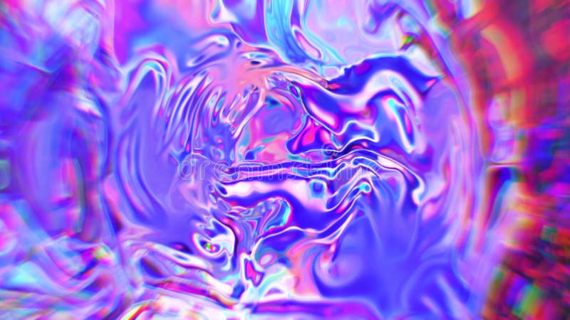Abstract Swirling Iridescent Liquid Background Animation Stock Footage ...