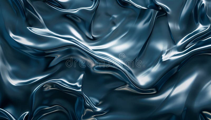 Metallic Liquid Flowing, Matte Light Gray Colored Gradient Liquid Stock ...