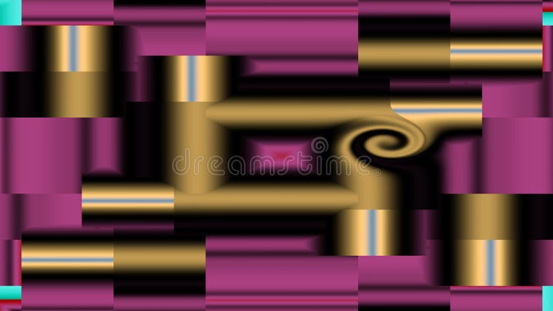 Elaborate Structure with a Twist Stock Illustration - Illustration of ...