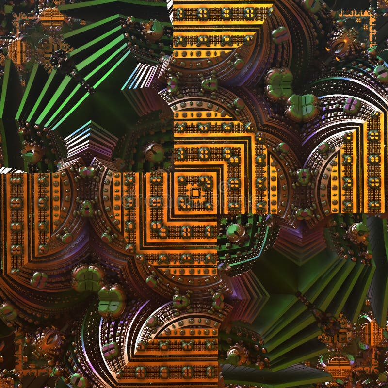 Metallic Mandala-3D Computer Render Virtual Scene Stock Illustration ... Metallic Mandala-3D Computer Render Virtual Scene Stock Illustration ...
