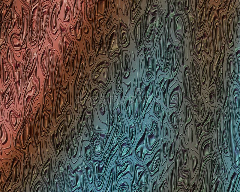 Metallic Melting Cell Texture Red Blue Stock Illustration ...