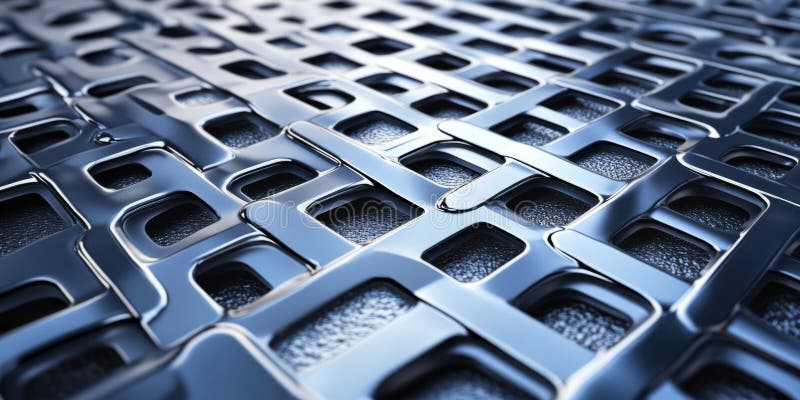 Metallic Mesh Pattern Shiny Silver Highlights Woven Metal Background ...