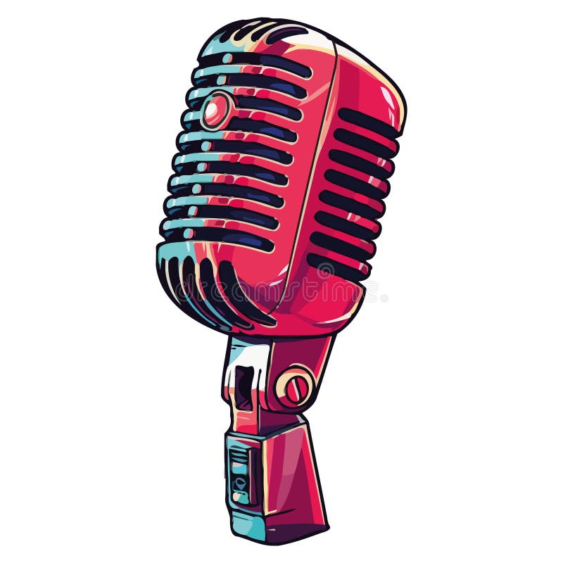 Metallic microphone design editorial photo. Illustration of music ...
