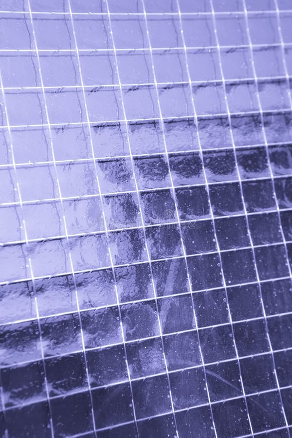 Metallic net in glass stock image. Image of abstraction - 5203637