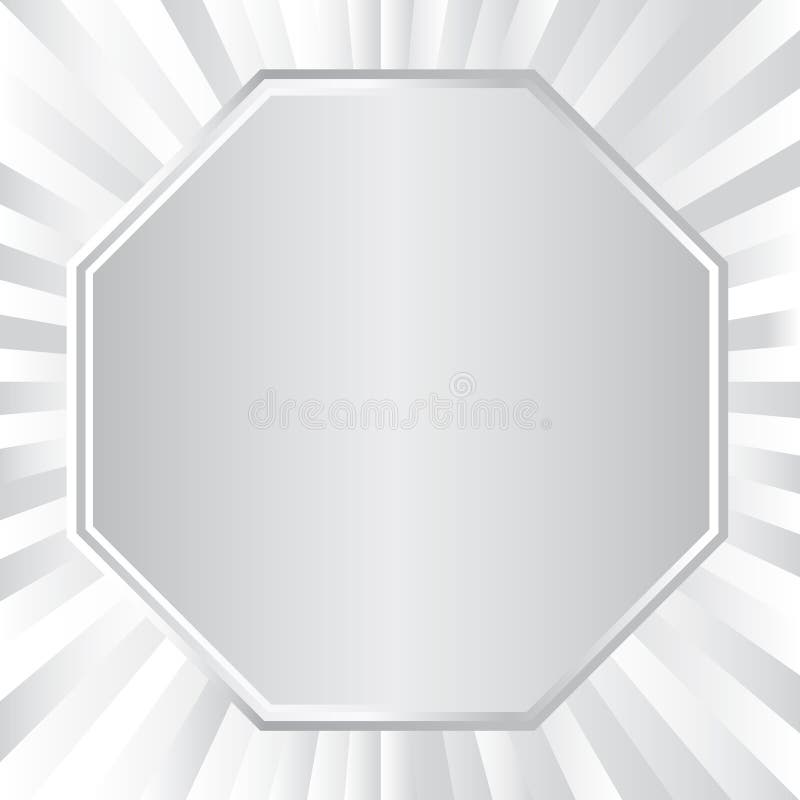 Metallic Octagon and Radius for Background, Vector Illustration Stock ...