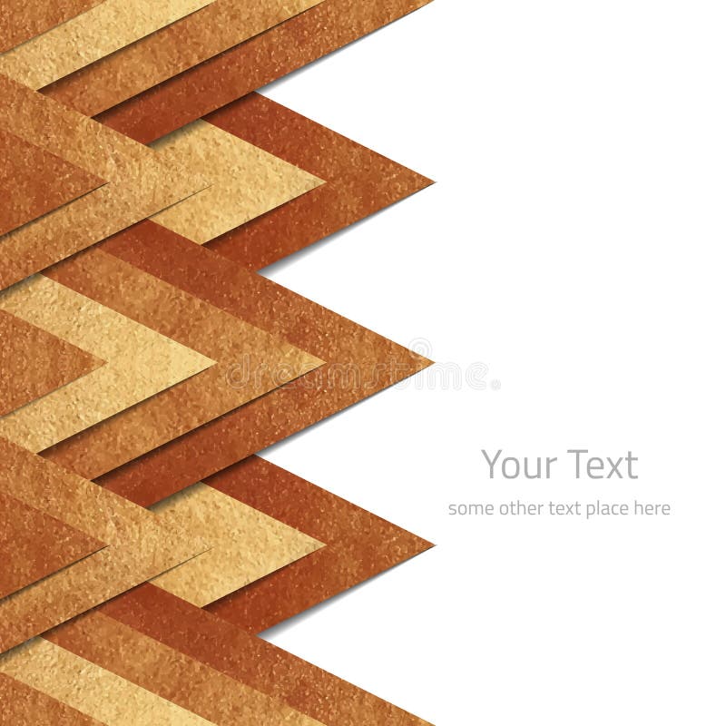 Metallic Old Gold Paper Border Background Stock Vector - Illustration ...