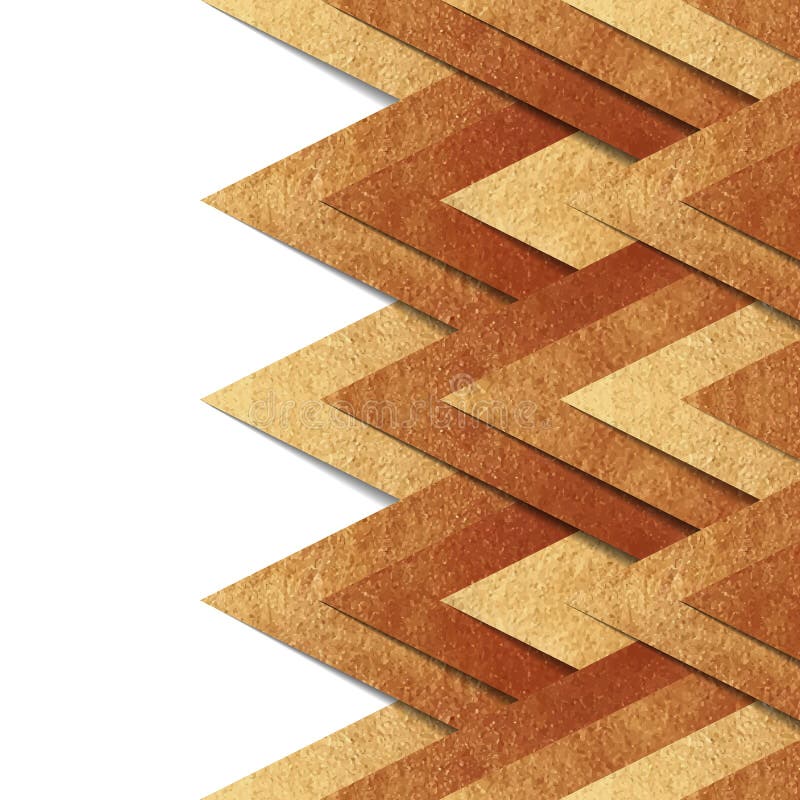 Metallic Old Gold Paper Border Background Stock Vector - Illustration ...