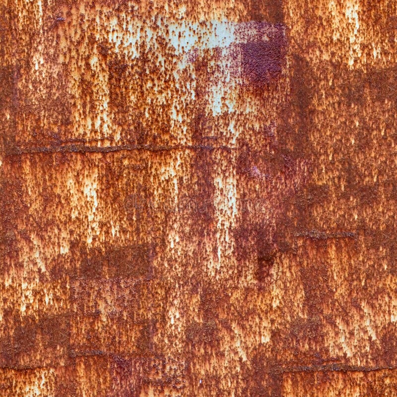 Metallic Old Wall with Rust. Grunge Texture Stock Photo - Image of ...