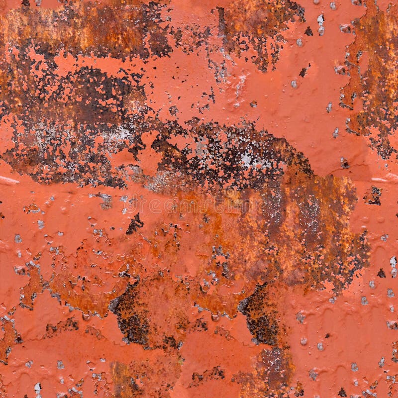 Metallic Old Wall with Rust. Grunge Texture Stock Photo - Image of ...