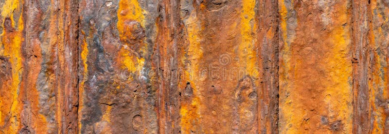 Metallic Orange Rust Texture Grunge Abstract Background Stock Photo ...