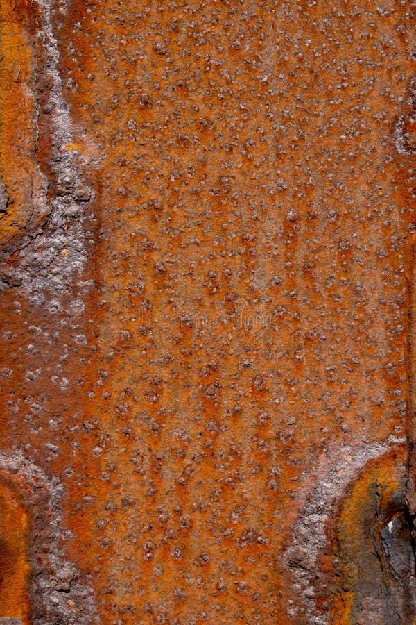 Metallic Orange Rust Texture Grunge Abstract Background Stock Image ...