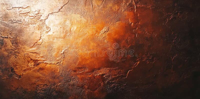 Metallic Orange Serves As the Backdrop for a Gradient that Undergoes a ...